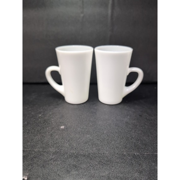Anchor Hocking | Dining | Anchor Hocking Tall Milk Glass Mugs Set Of 2 ...